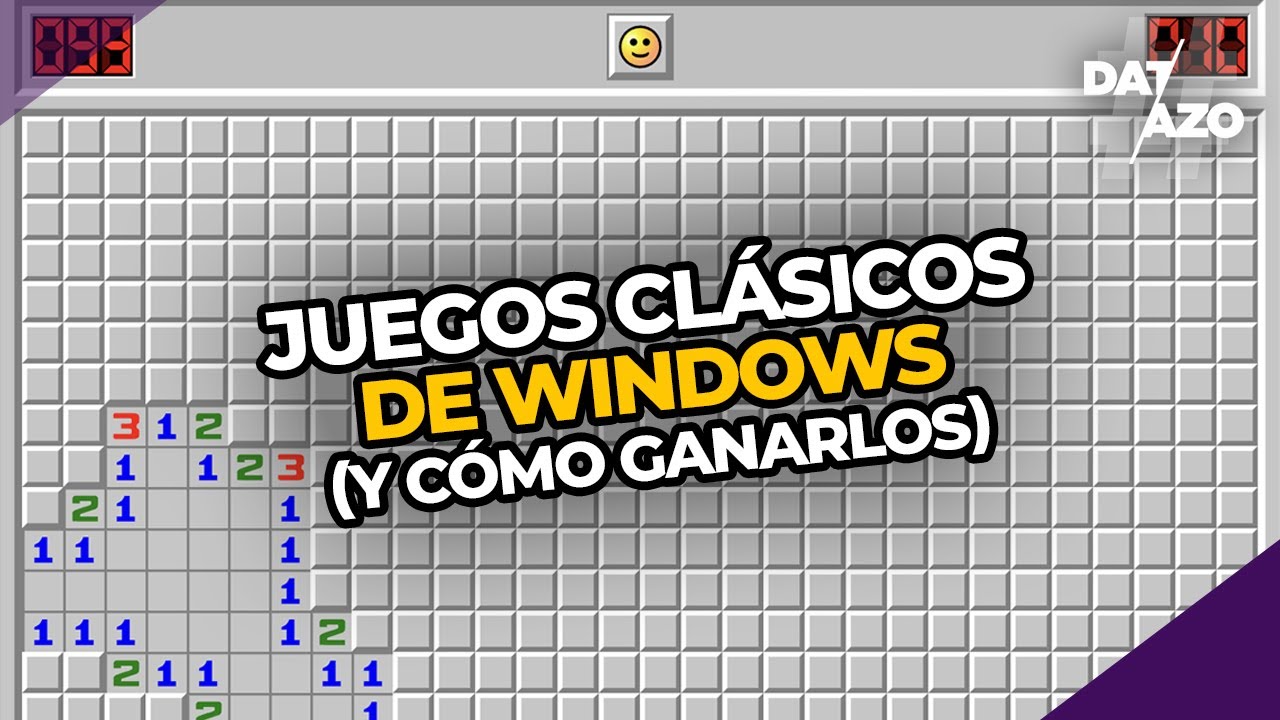 JUEGOS CLÁSICOS de WINDOWS (solitarios, buscaminas, etc y cómo ganar ...