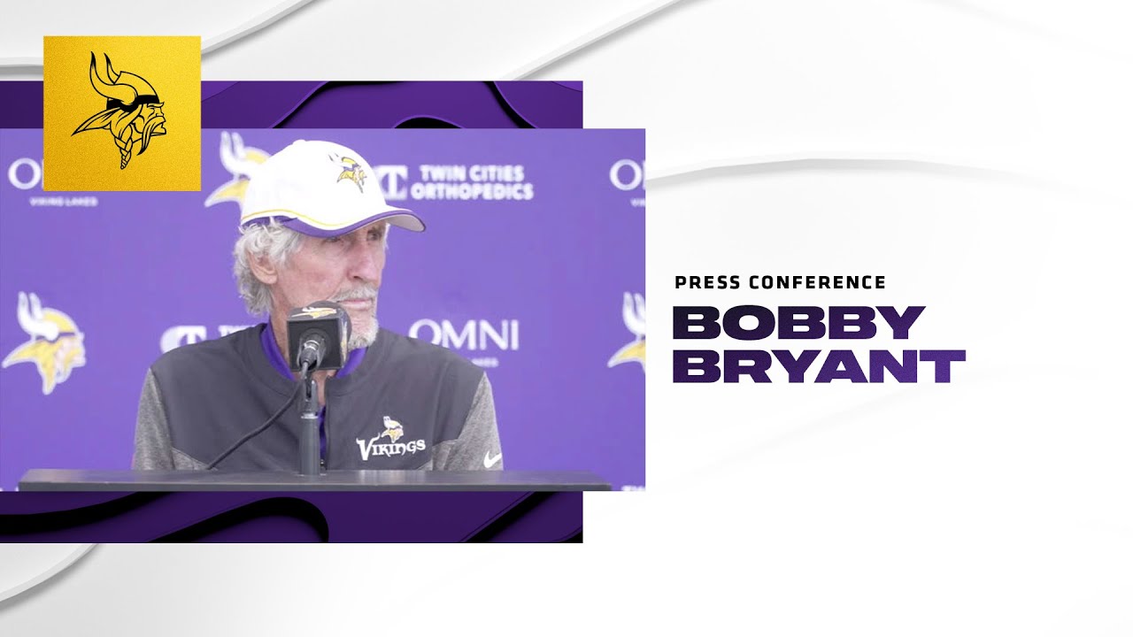 Vikings Legend and 2024 Ring of Honor Inductee Bobby Bryant Addresses The Media - YouTube