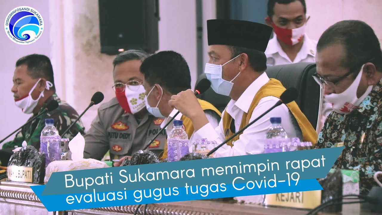 Bupati Sukamara memimpin Rapat Evaluasi Gugus Tugas Percepatan ...