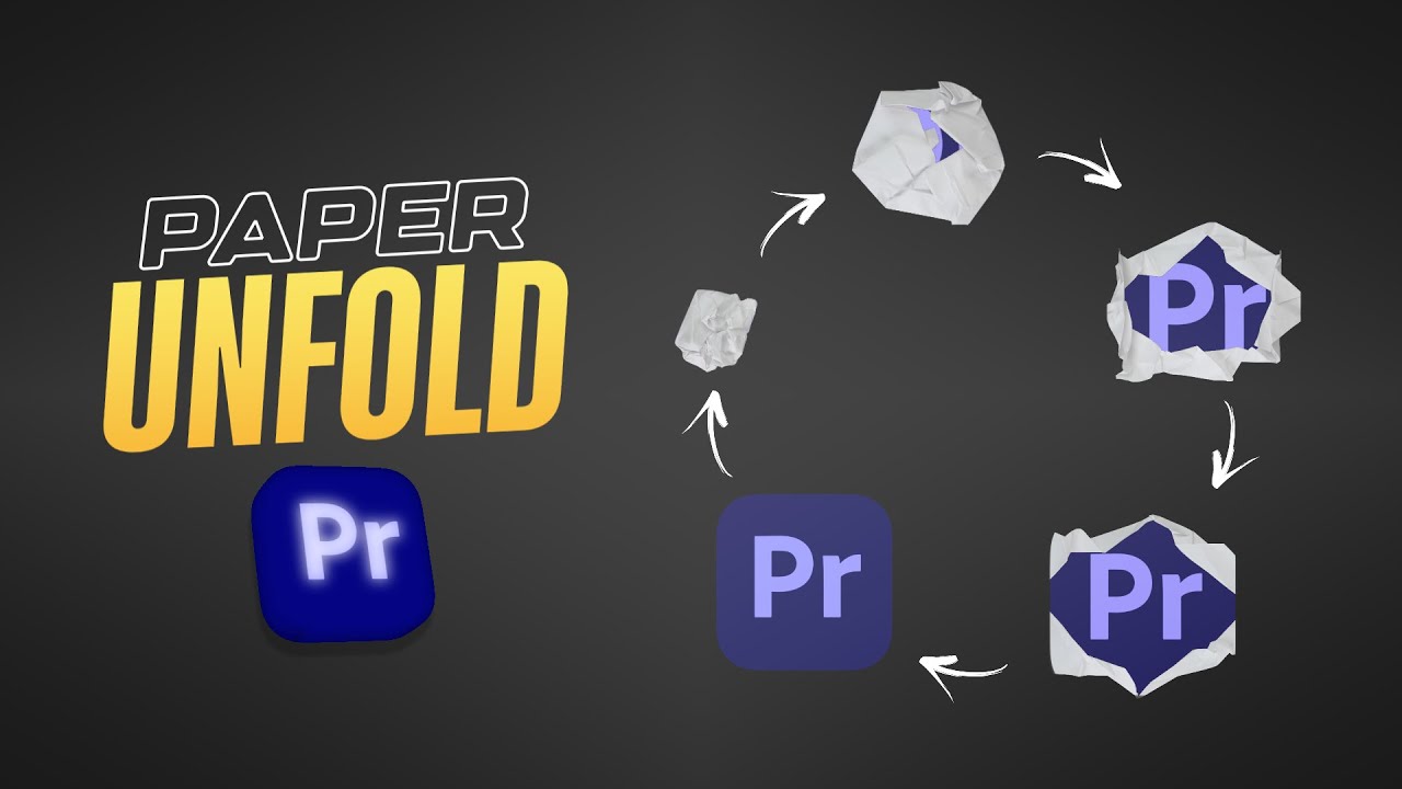 Paper Unfold Animation in Premiere Pro - YouTube