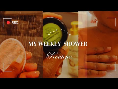 MY WEEKLY SHOWER ROUTINE.#selfcare #skincare #showerroutine #america # ...
