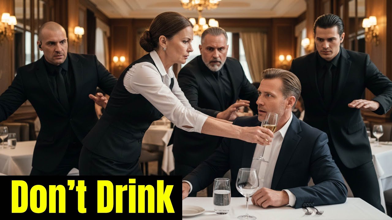 “Don’t Drink That,” the Waitress Warned — Seconds Later, the ...