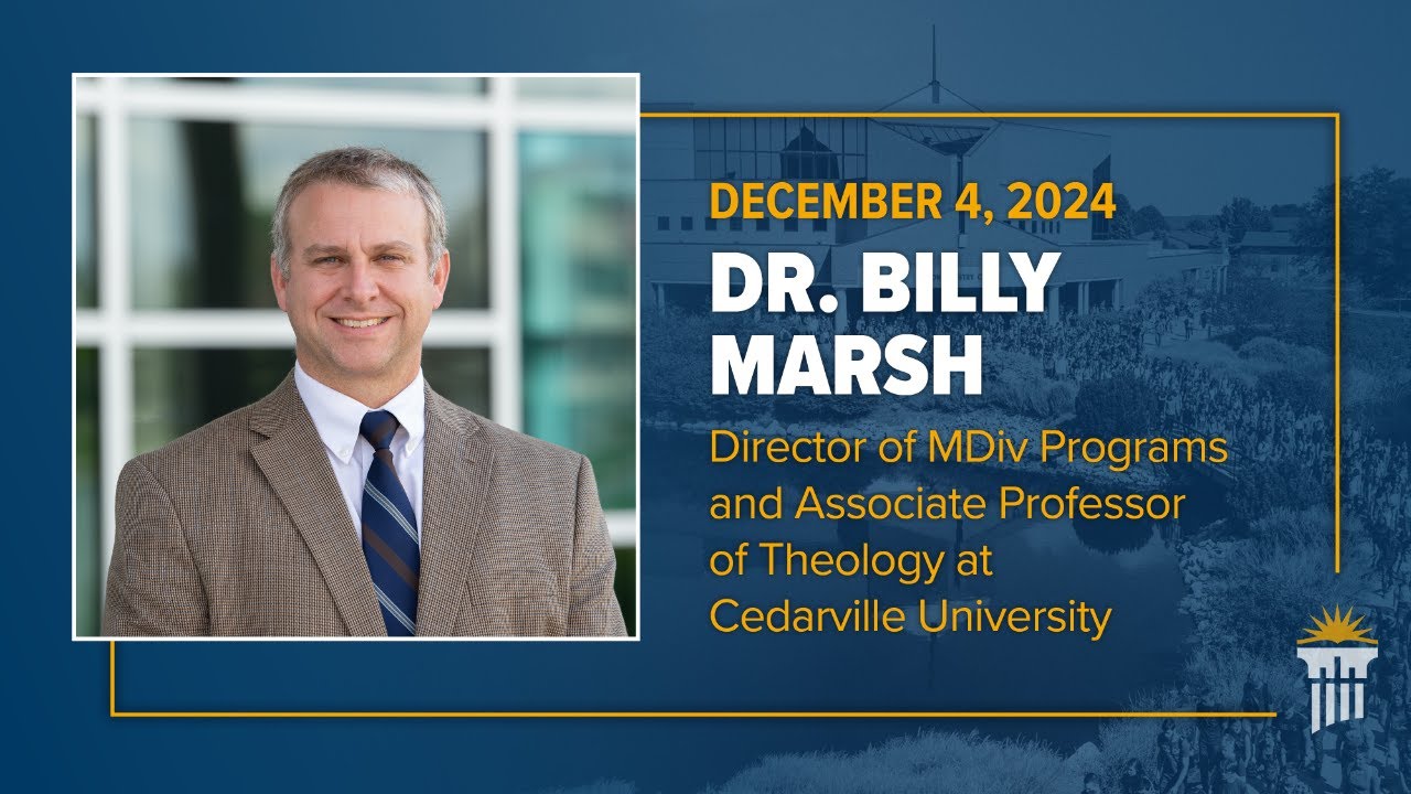 Chapel | Dr. Billy Marsh - YouTube