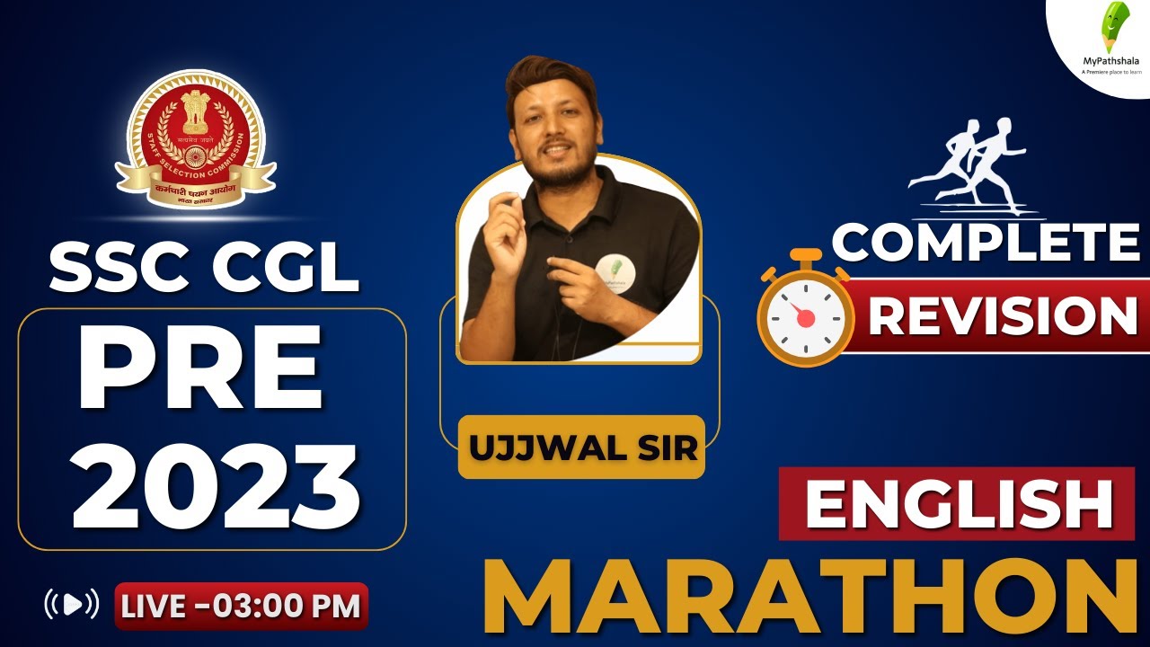SSC CGL 2023 ENGLISH | ALL CONCEPT IN ONE CLASS | ENGLISH MARATHON | BY UJJWAL SIR🔥🔥 - YouTube