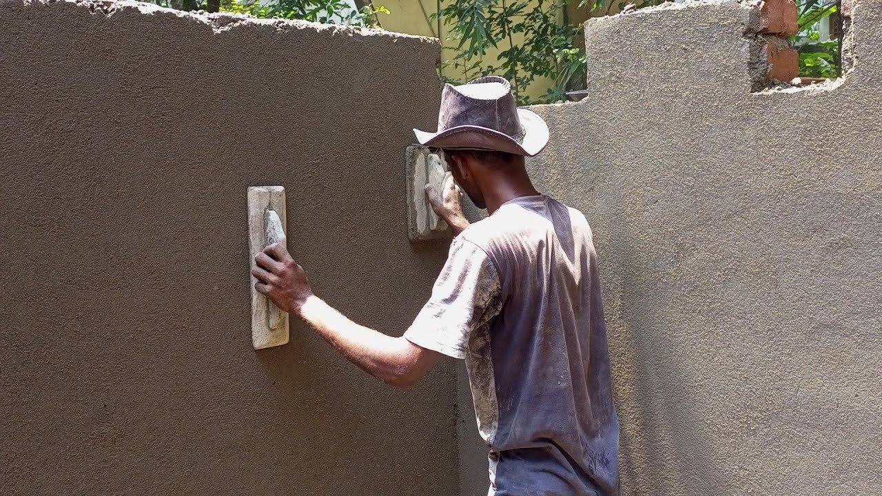 Toilet tank plastering kaise kare । Septic tank brick wall plastering ...