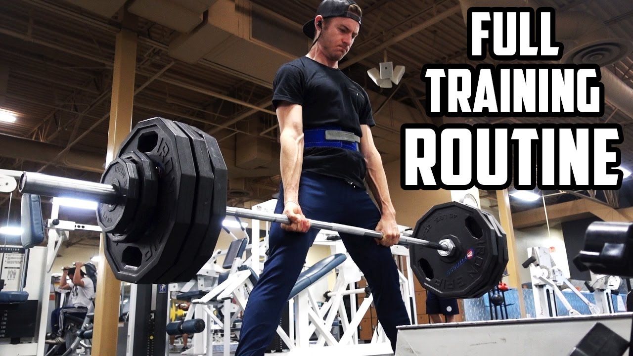 My Full Training Routine! - YouTube
