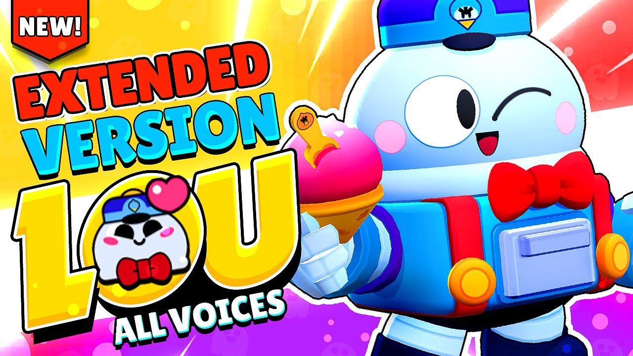 NEW! BRAWLER LOU All Voices & Animations with Captions | Brawl Stars # ...