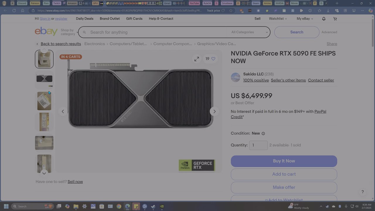 NVIDIA RTX 5090/RTX 5080 ran out of stock! Worst paper launch day! Yet ...