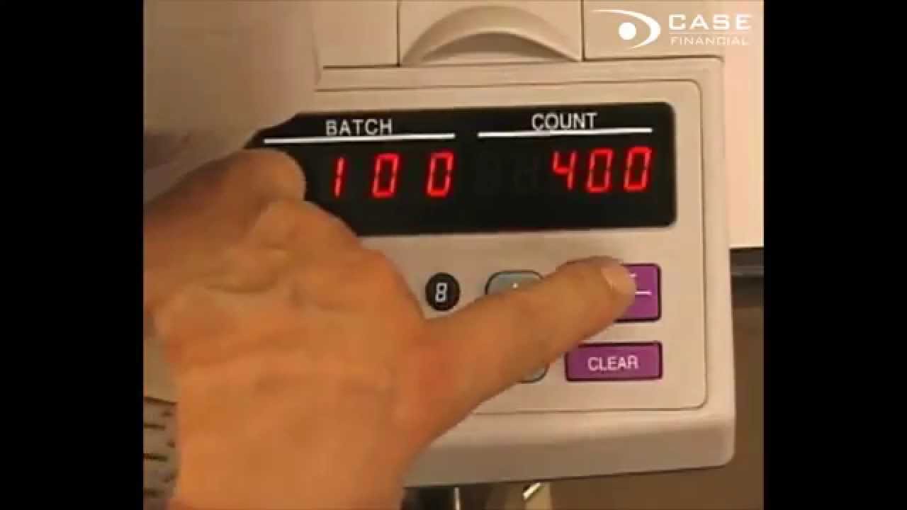 Billcon CHS-10 Coin Counter & Packager - YouTube
