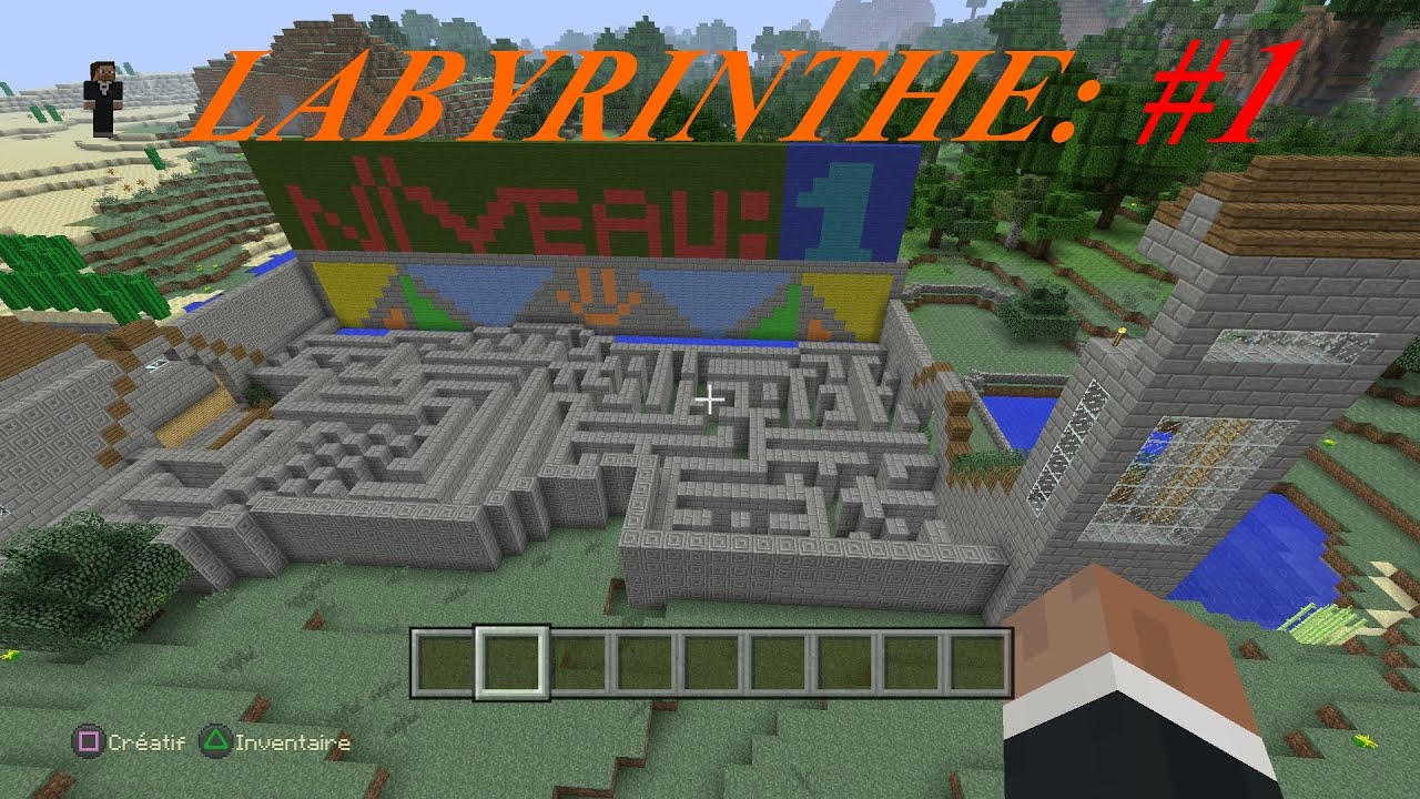 Minecraft map labyrinthe NIVEAU 1 - YouTube
