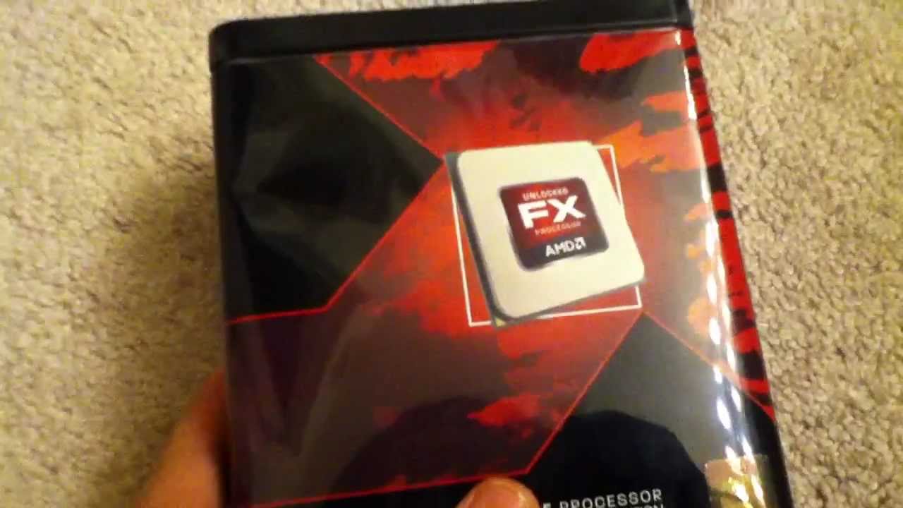 AMD FX 8120 Unboxing - YouTube
