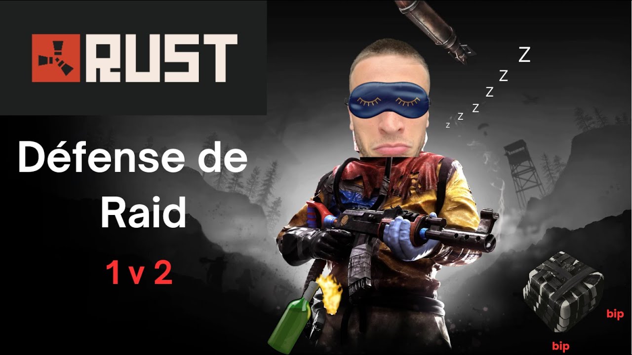 Rust | Je me fais réveiller IRL par un raid (1 v 2) - YouTube