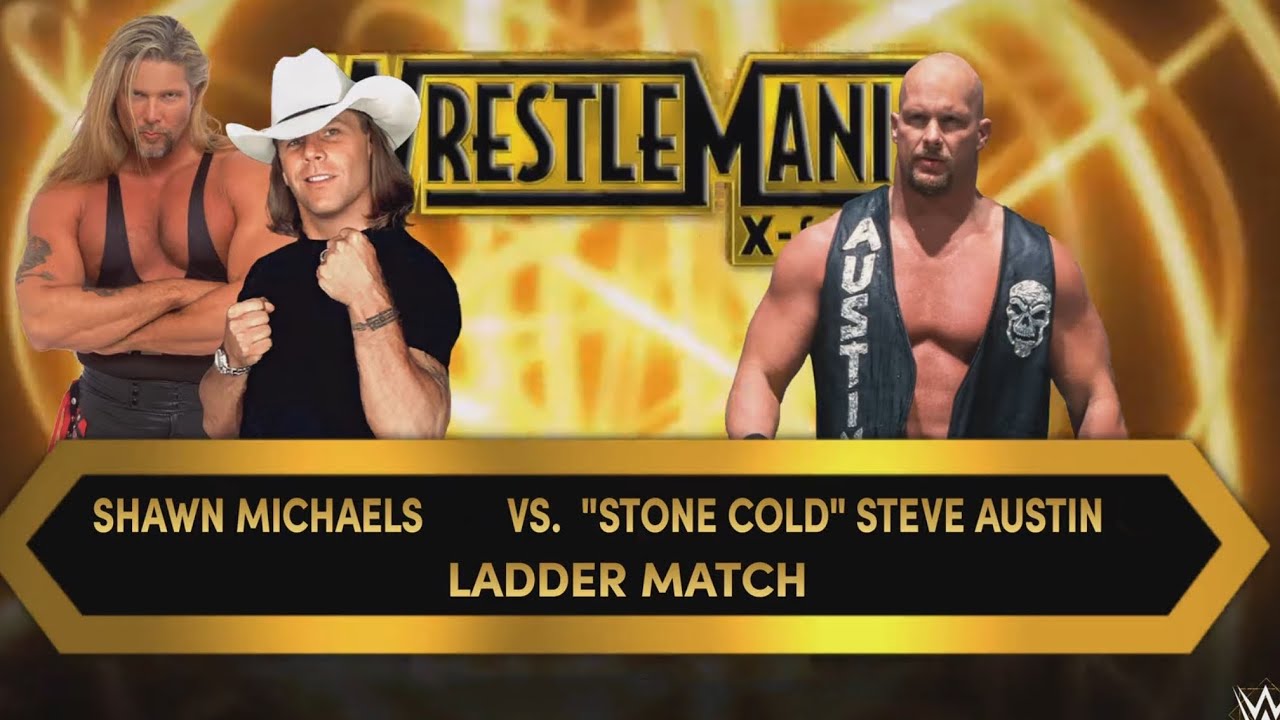 WWE 2K24: Shawn Michaels vs. “Stone Cold” Steve Austin | LADDER MATCH ...