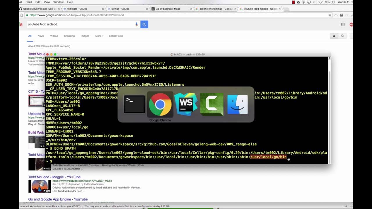 Golang Package Management, Namespacing, Envrionment Variables - YouTube