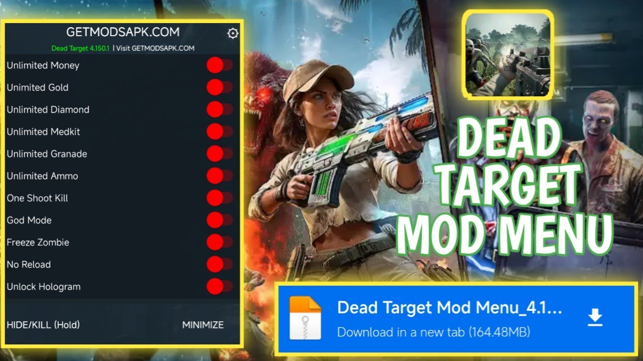 Download Dead Target Mod Menu | Unlimited Money | Unlimited Gold ...