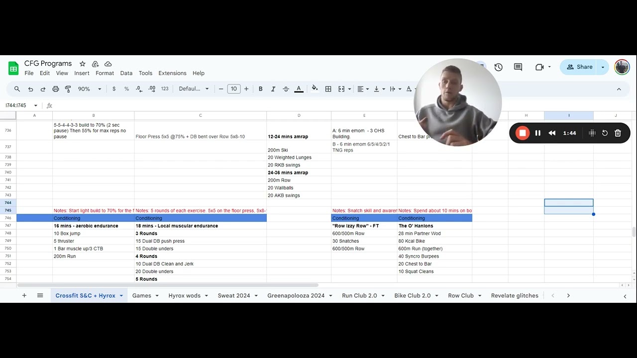 New Strength and Conditioning 6 week cycle! - YouTube