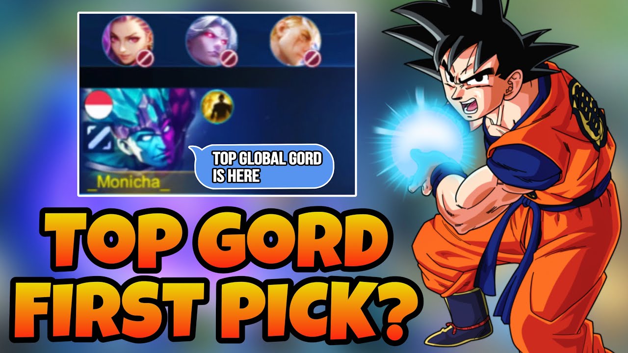 GORD FIRST PICK?? GORD GLOBAL TO 1 HIT META HERO (GORD BEST DAMAGE ...