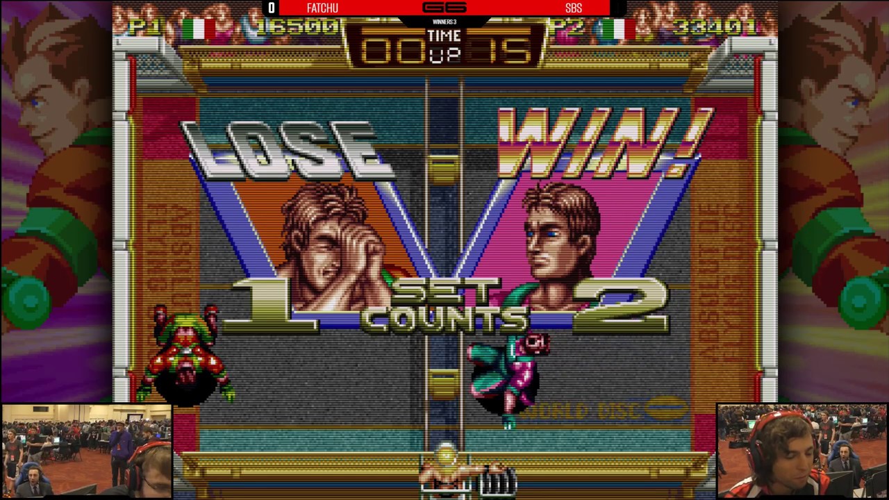 Genesis 6 - Fatchu Vs. SBS - Windjammers Winners Round 3 - YouTube