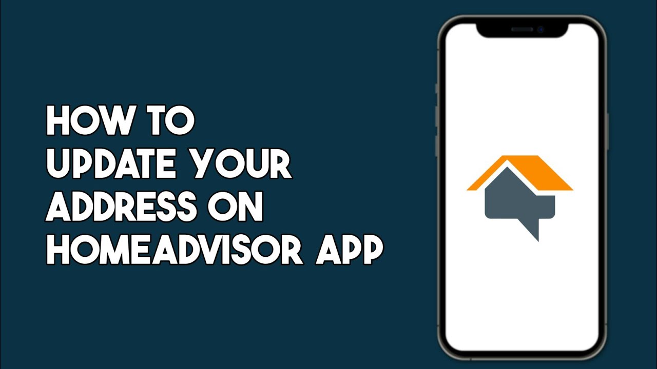 How to Update Your Address on HomeAdvisor - YouTube