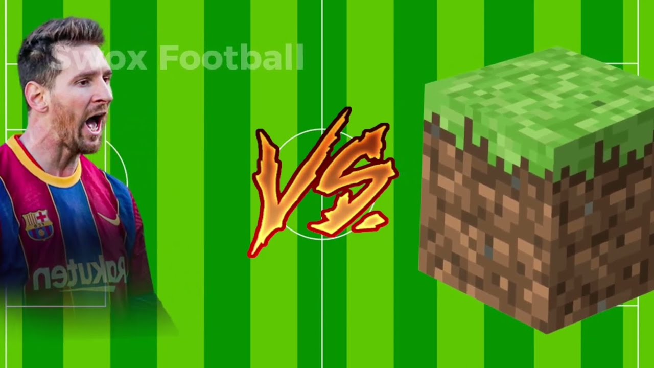 Lionel Messi Vs Minecraft 🔥 - YouTube