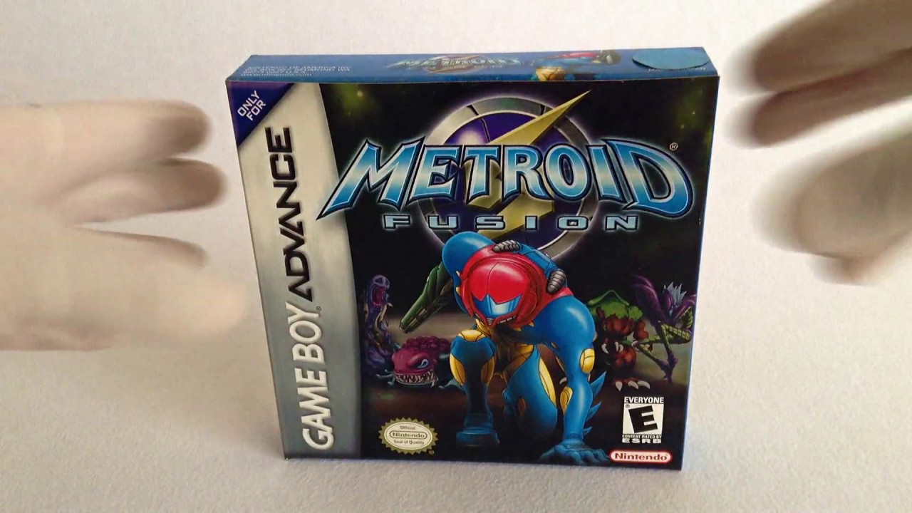 Metroid Fusion Game Boy Advance unboxing - YouTube