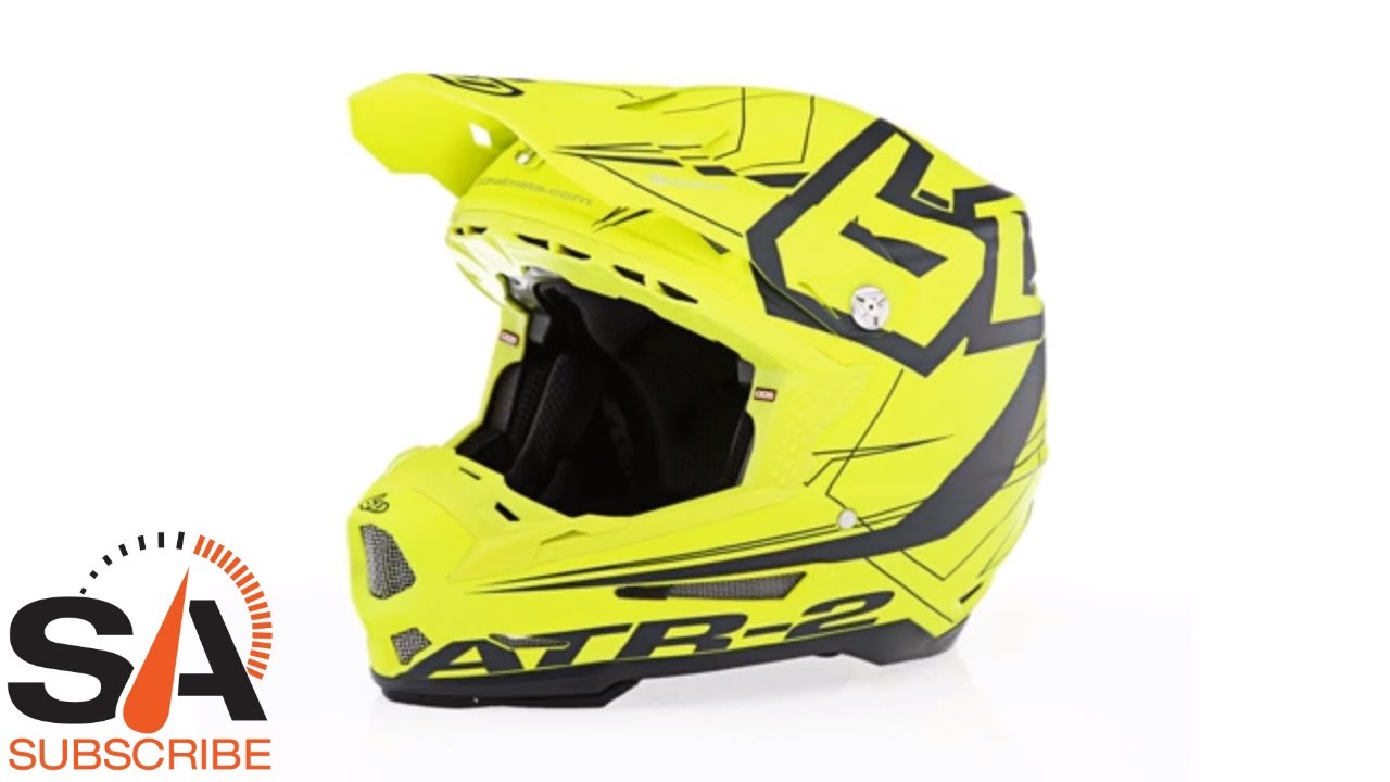 6D ATR-2 Aero Neon Yellow Helmet at SpeedAddicts.com - YouTube