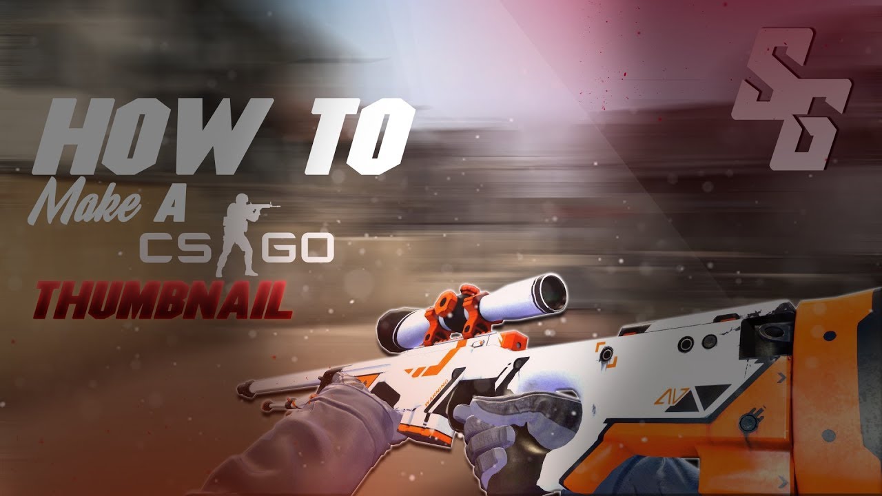 [Tutorial]Spe3dyGraphics How to make a CSGO Thumbnail - YouTube