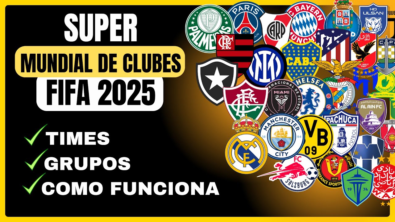 Super Mundial de Clubes 2025 FIFA - Times, Grupos, Como Funciona - YouTube