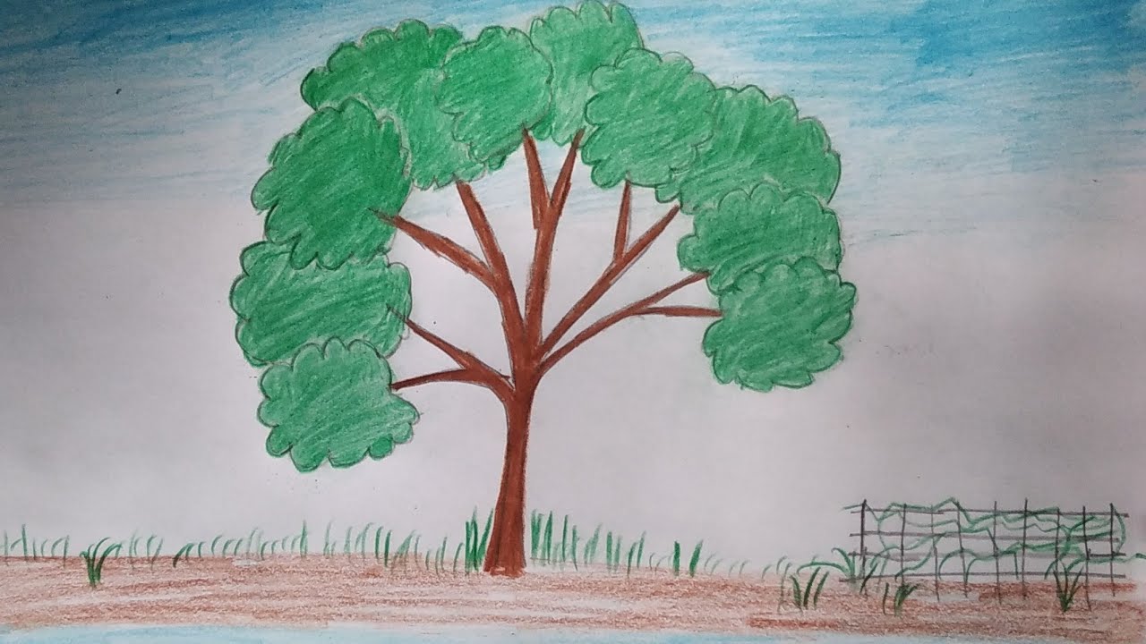 How to draw A scenary step by step |Easy drawing ideas |#art #drawing ...