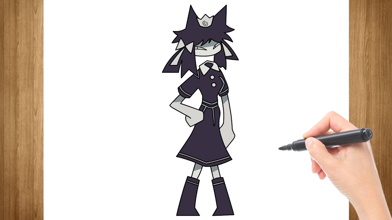 How To Draw Lizzy Easy - Fundamental Paper Education - YouTube