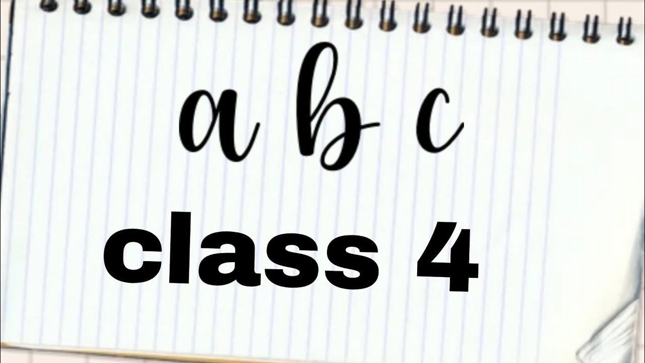 class:4 english calligraphy letters a b c | free English calligraphy ...