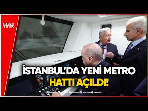 Cumhurbaşkanı Erdoğan Test Etti: Yeni Metro Hattında 5 Yeni İstasyon Devrede