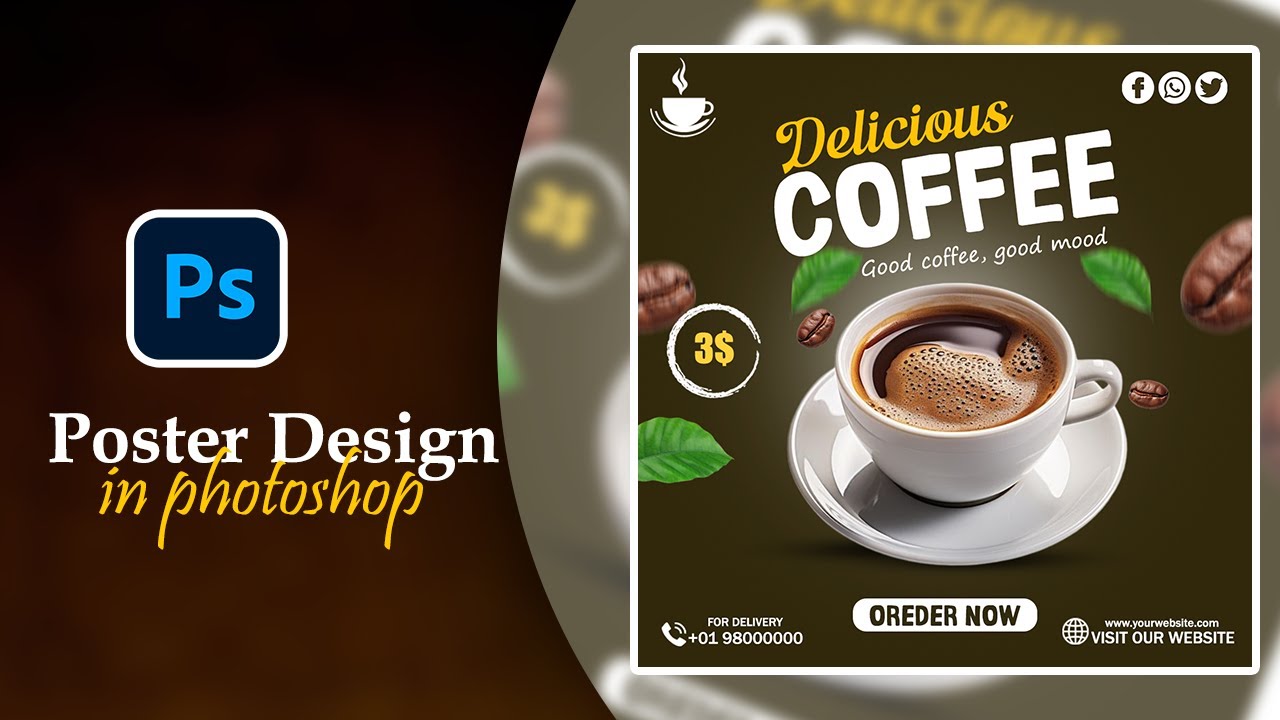 CREATIVE SOCIAL MEDIA POST DESIGN || IN PHOTOSHOP || - YouTube