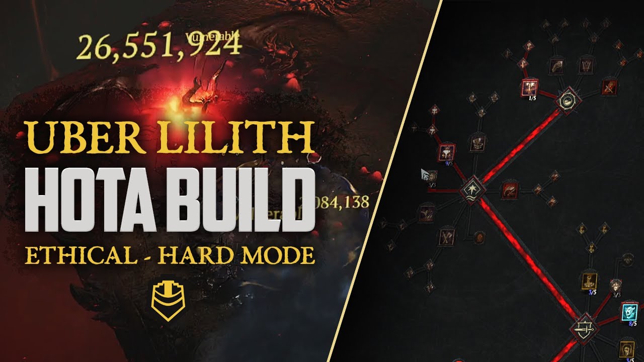 Kill Uber Lilth as HOTA Barb, no gimmicks!!! - Diablo 4 Hammer of the ...