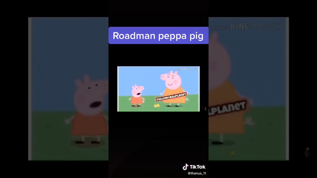 Roadman peppa pig 😂😂💙 - YouTube