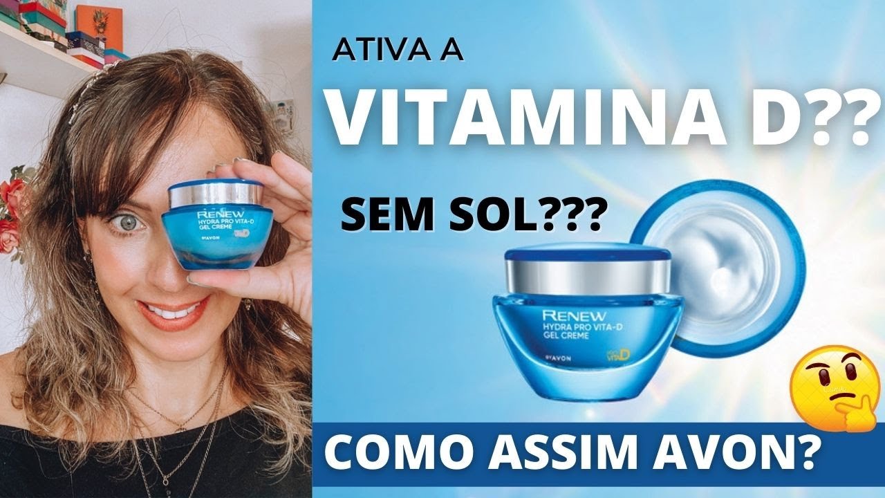 HYDRA PRO VITA D GEL CREME RENEW AVON - YouTube