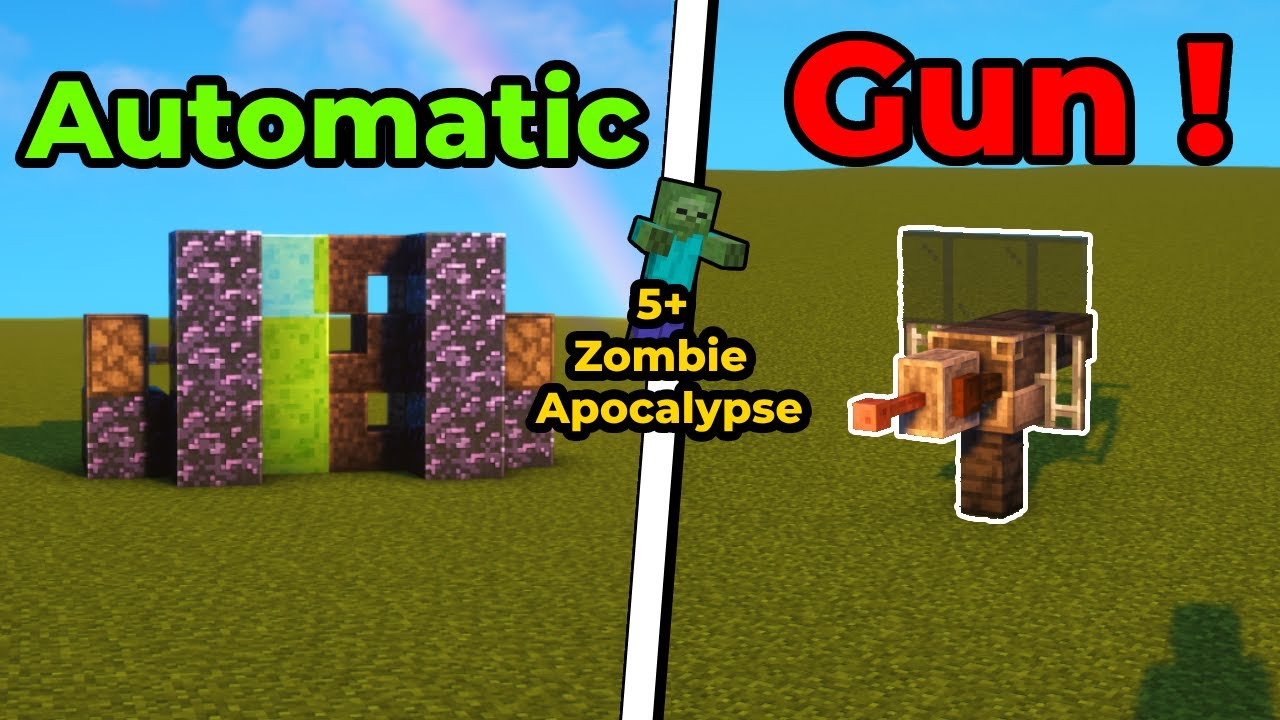 Minecraft: 5+ Zombie Apocalypse Hacks And ideas ! - YouTube