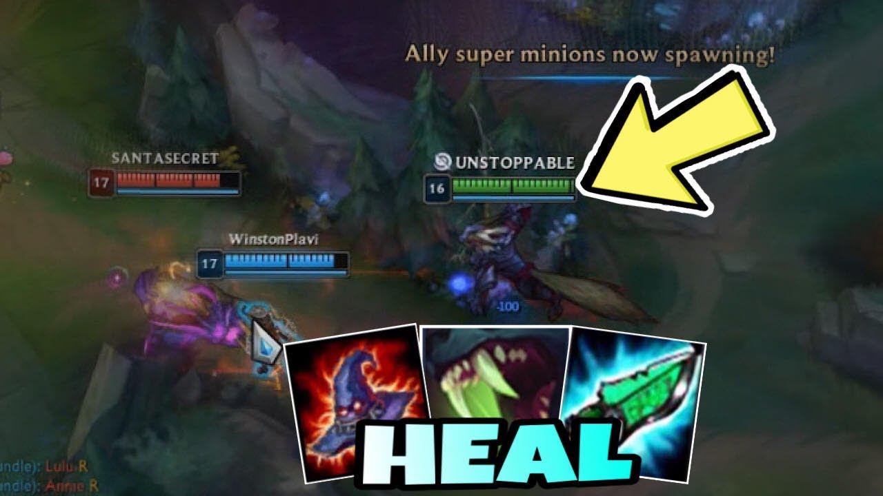 FULL AP WARWICK ON URF ( HUGE HEALS ) - League Of Legends - YouTube