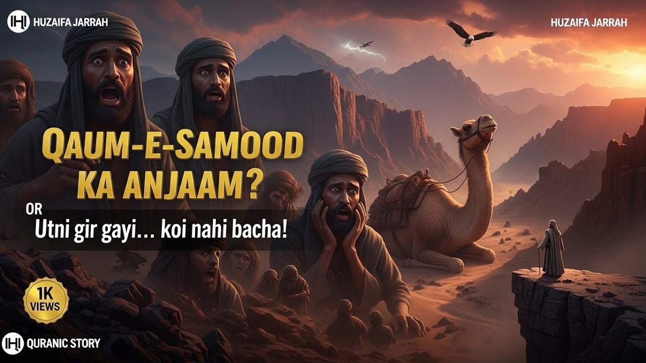 Qaum e samood pr Allah ka AZAAB | Ai VISSUALS | huzaifajarrah #qaum e ...