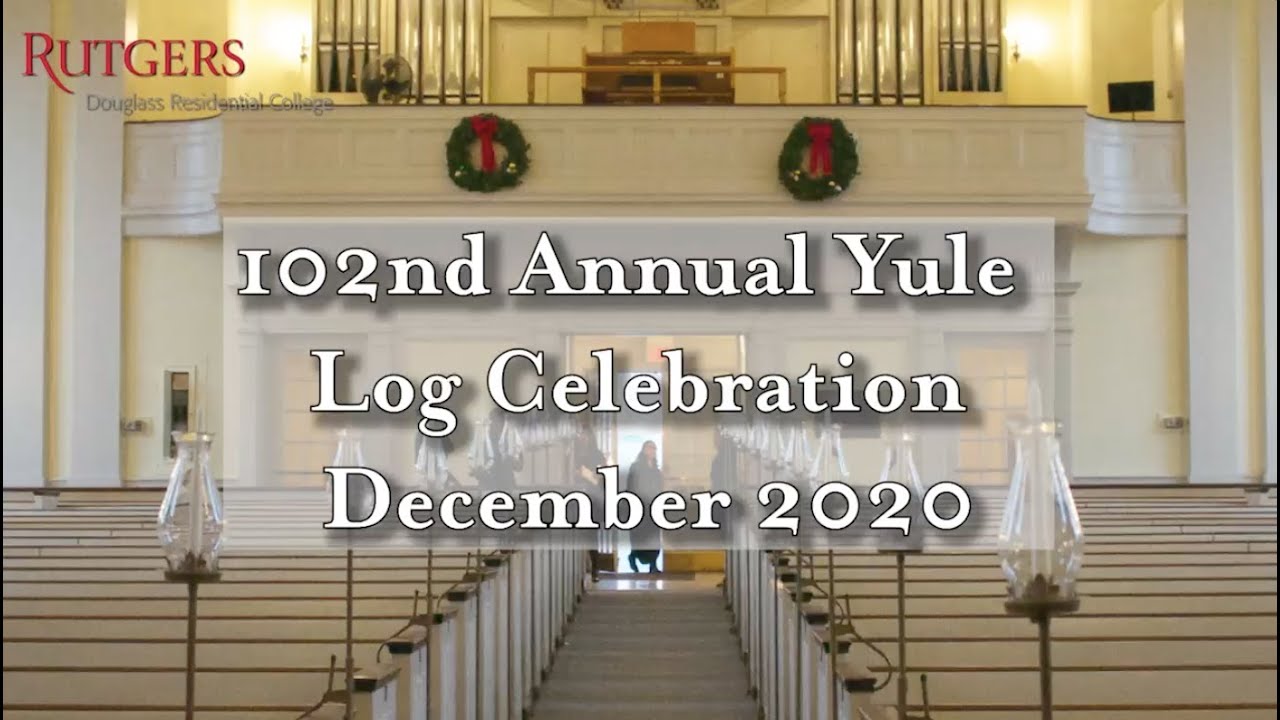 The 102nd Yule Log Ceremony | Presented by the Douglass Student ...