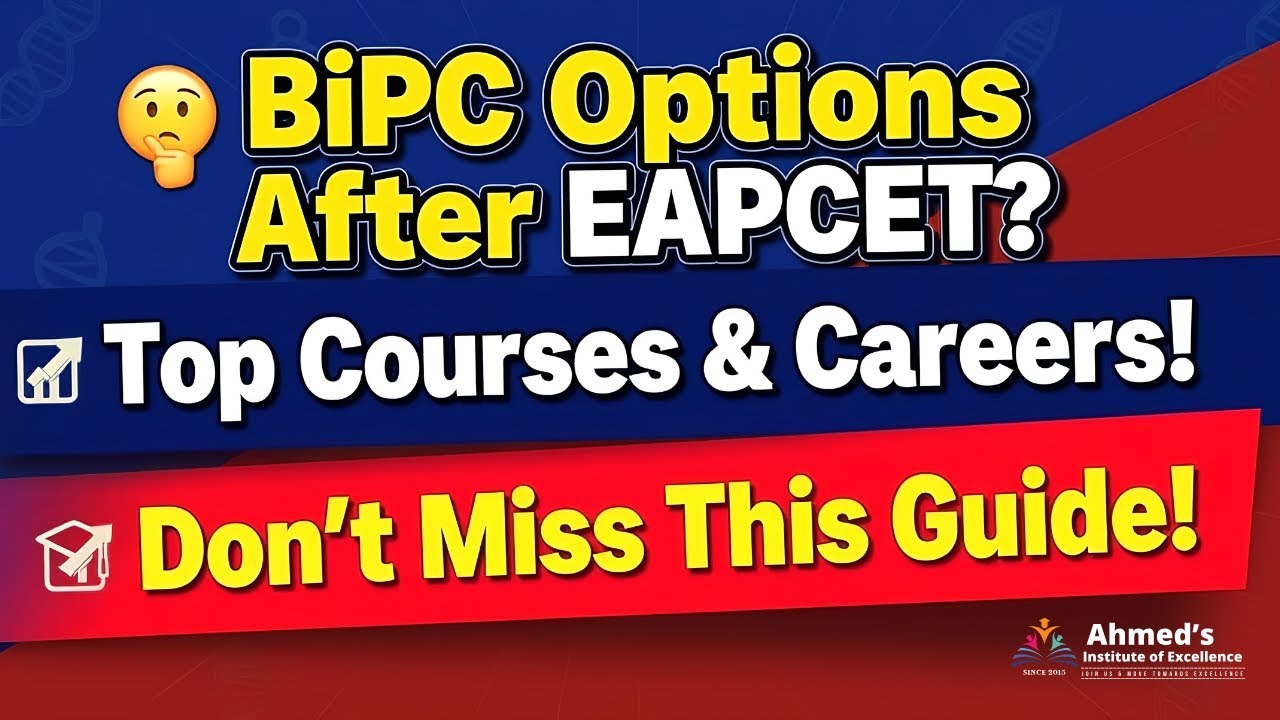 BiPC Options After EAPCET 2025 | Best Career Paths & Courses You Must ...