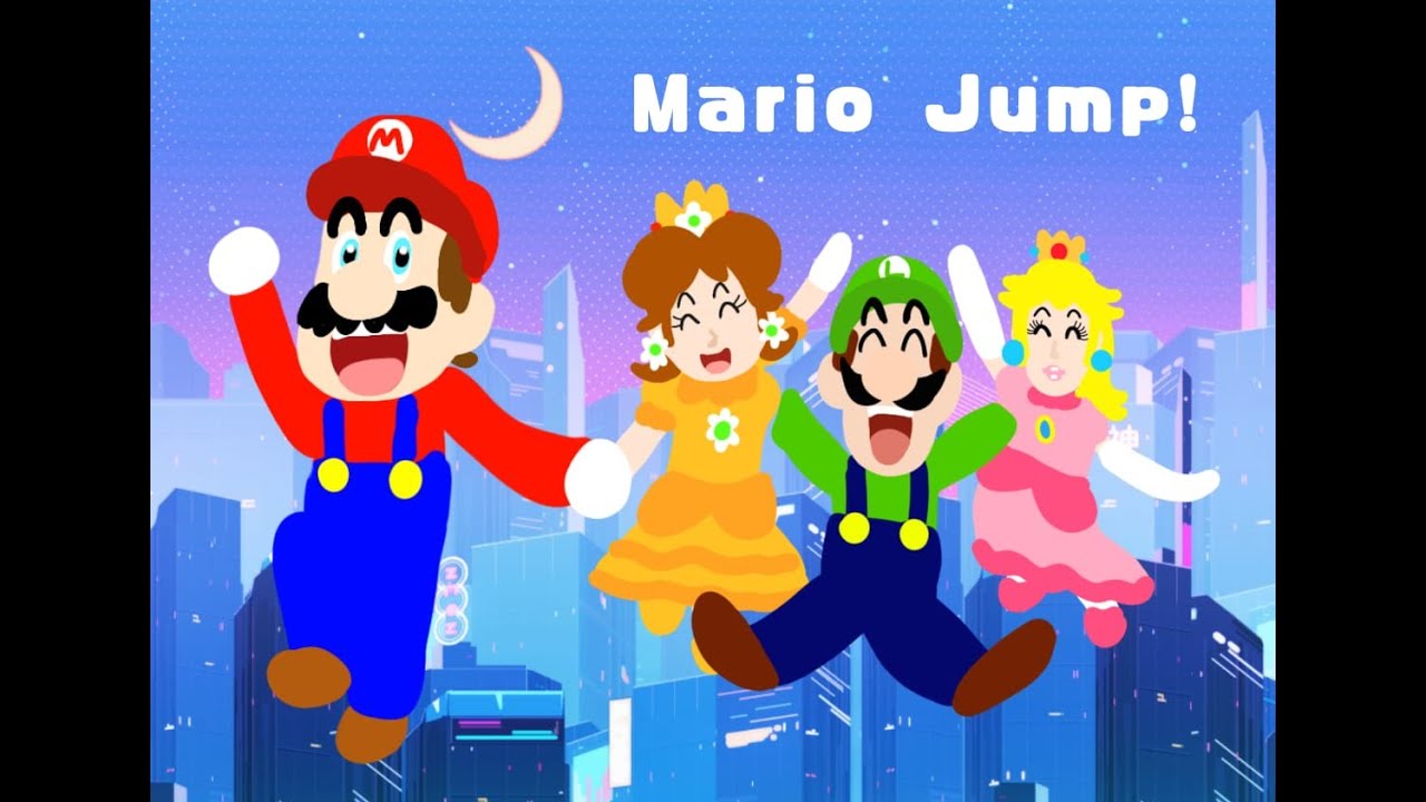 Mario Animation --- Jump ( Ninji Jump Party) ||| Super Mario Bros ...