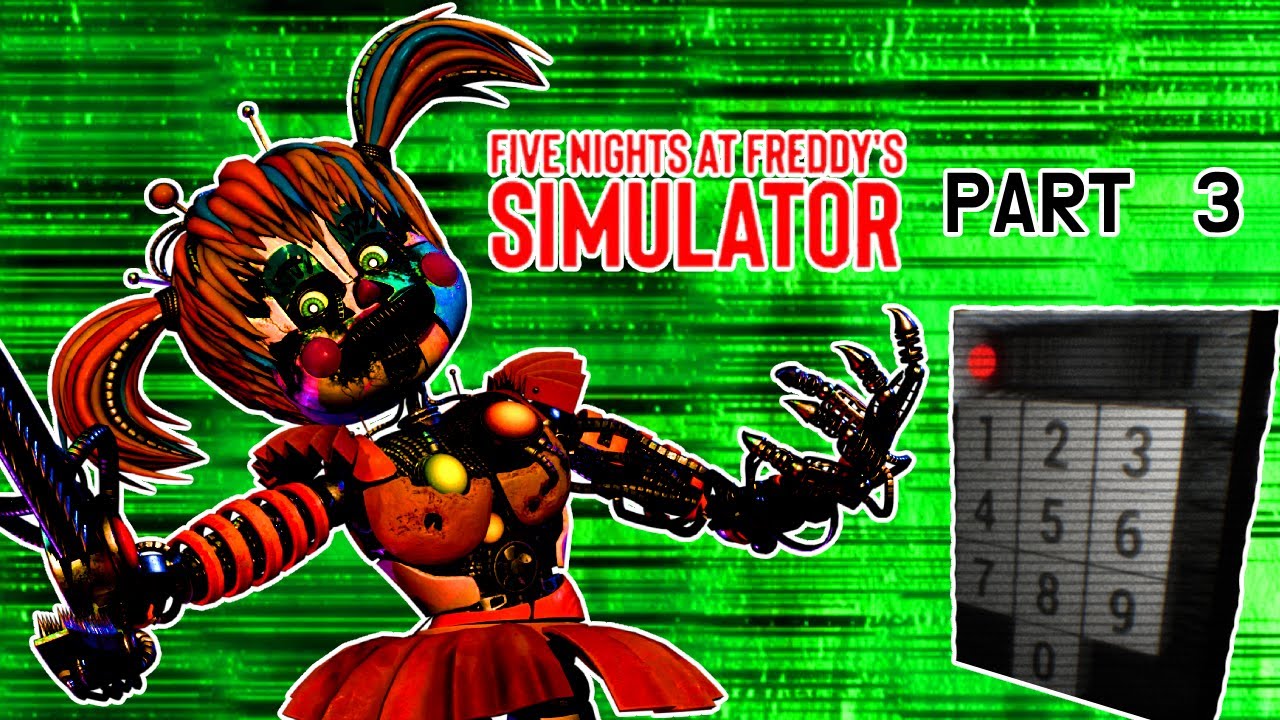 Found A Secret Keypad In FNAF Simulator! (Part 3) - YouTube