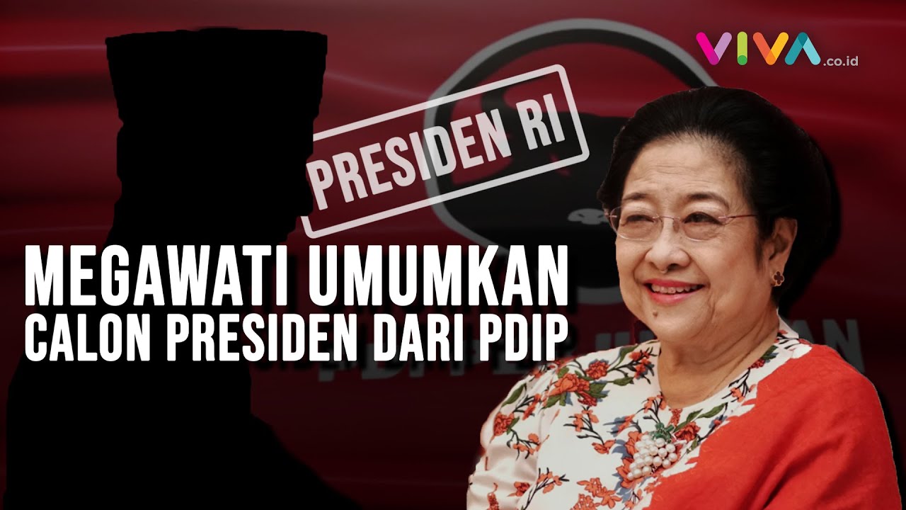 [LIVE] Megawati Soekarnoputri Umumkan Calon Presiden dari PDI ...