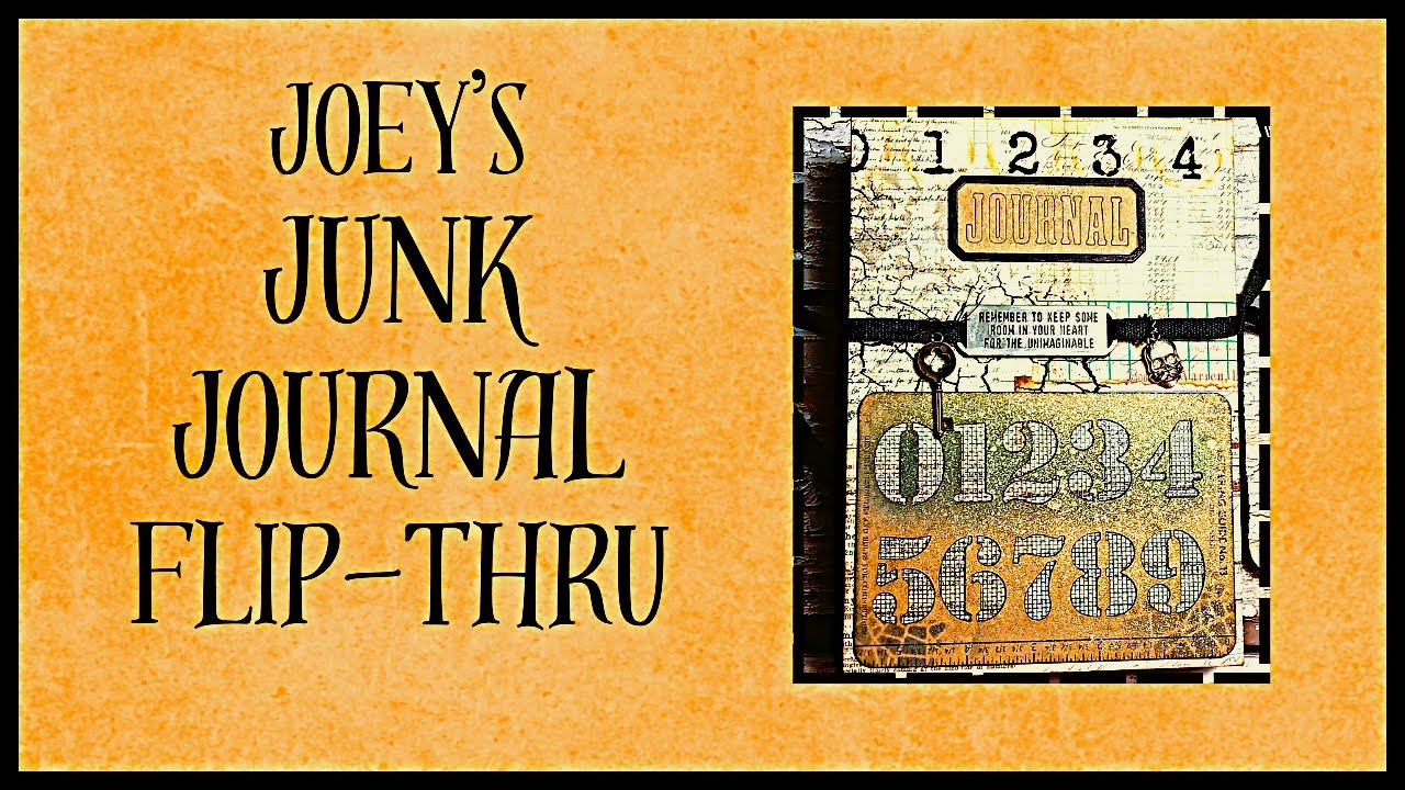 Joey's JUNK JOURNAL Flip-Through - YouTube