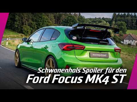 Schwanenhals Spoiler mit TTG für den Ford Focus MK4 ST | CSR-Automotive
