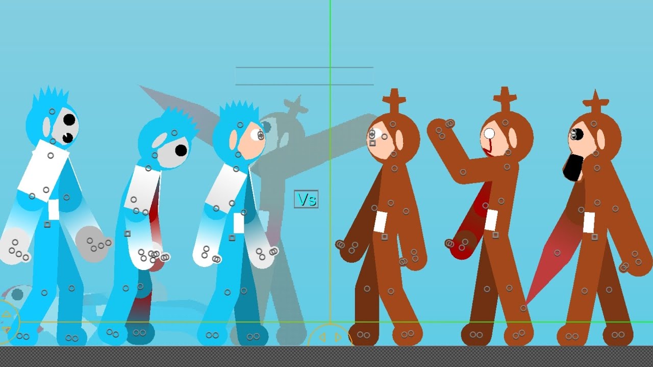 Yeti Tubby Vs Cave Tubby (Stick Nodes) - YouTube