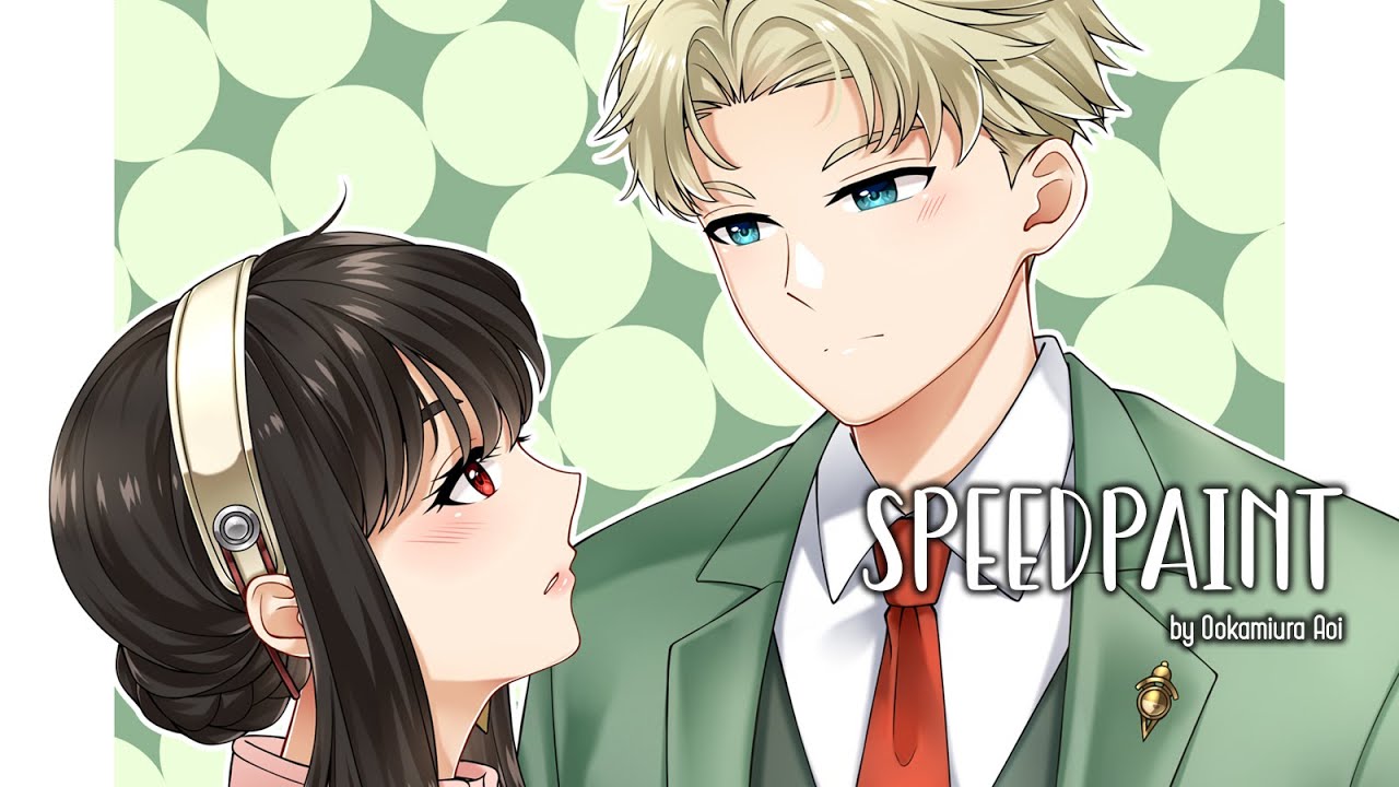 Speedpaint - Illustration Timelapse 180 (Spy x Family series) - YouTube