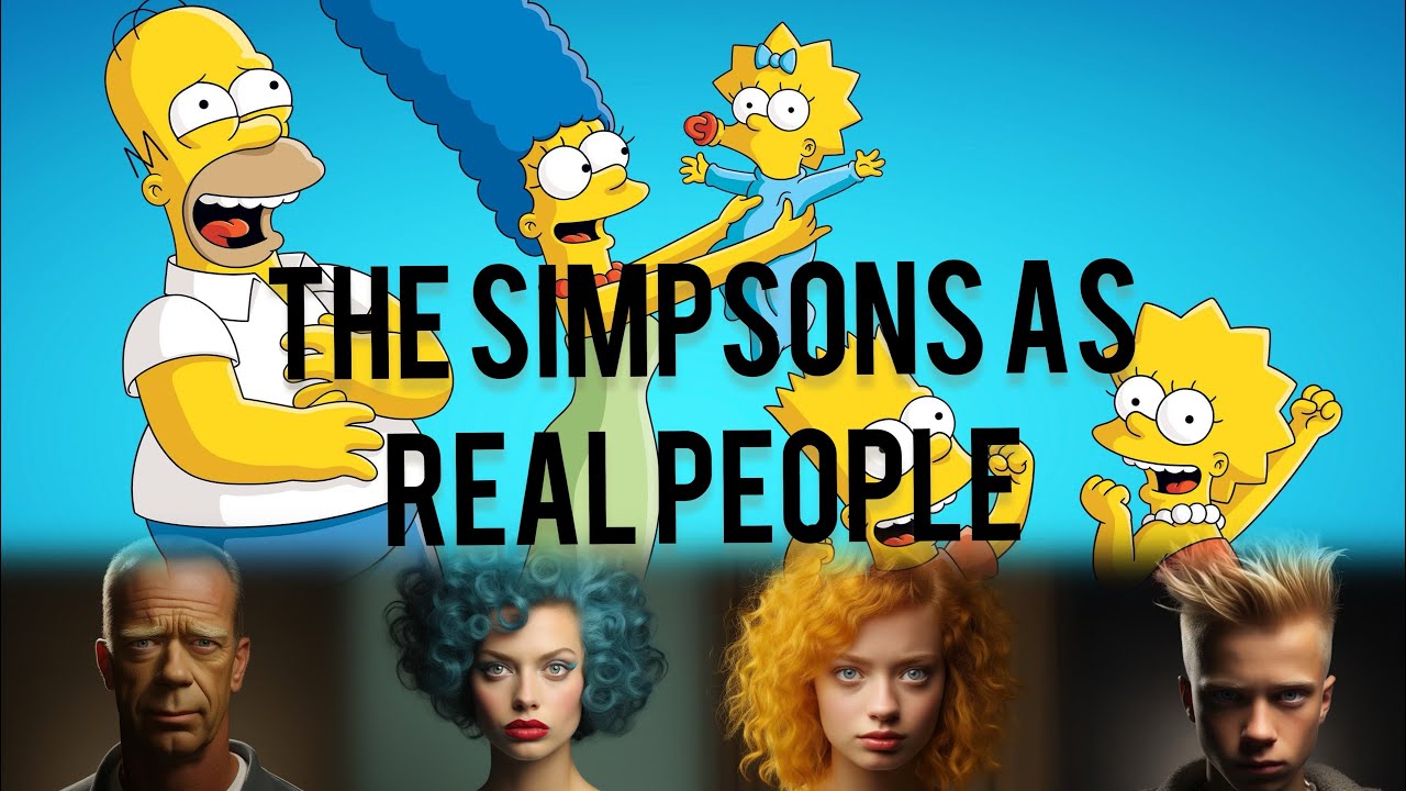 From Cartoon to Reality: The Simpsons Like You've NEVER Seen Them ...