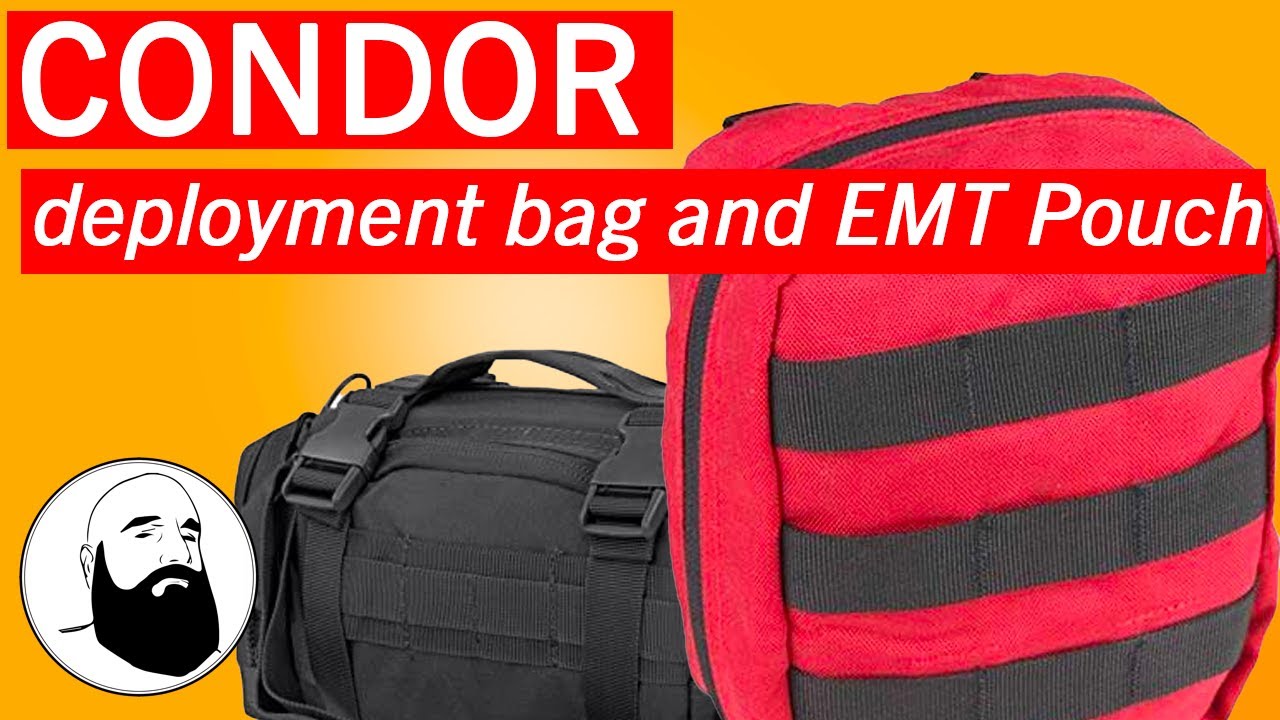 #Condor Deployment Bag and Condor Rip-Away #EMT Pouch Review - YouTube